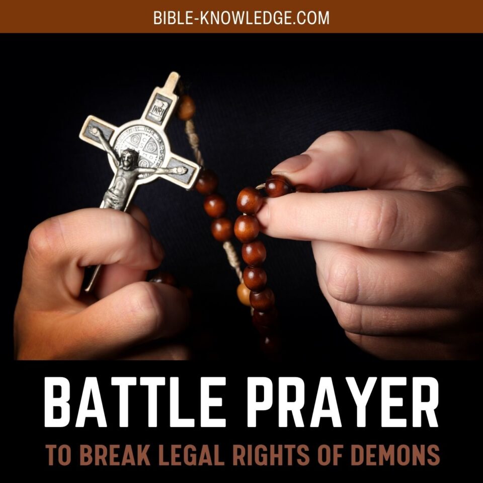 Prayer to Break Legal Rights of Demons