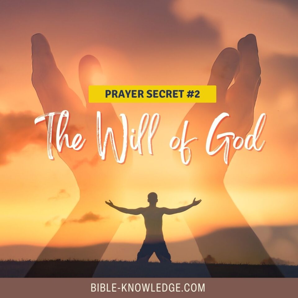 Prayer Secret #2 - The Will of God For Your life